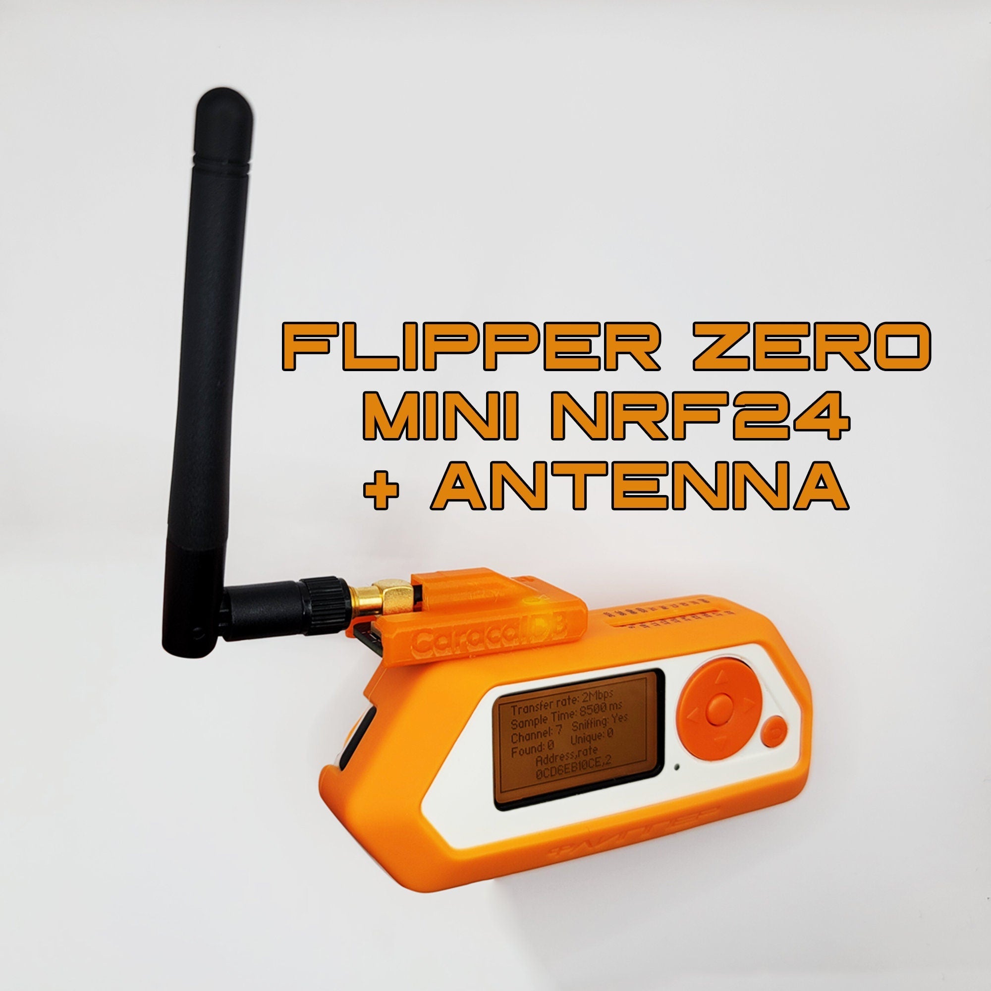Flipper Zero Mini NRF24 with Antenna and 3D printed case - Mousejackin ...